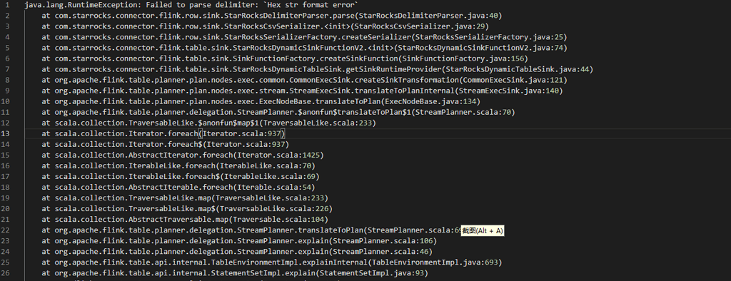sink.properties.column_separator多字符分隔符问题 - 数据导入与导出 - StarRocks中文社区论坛