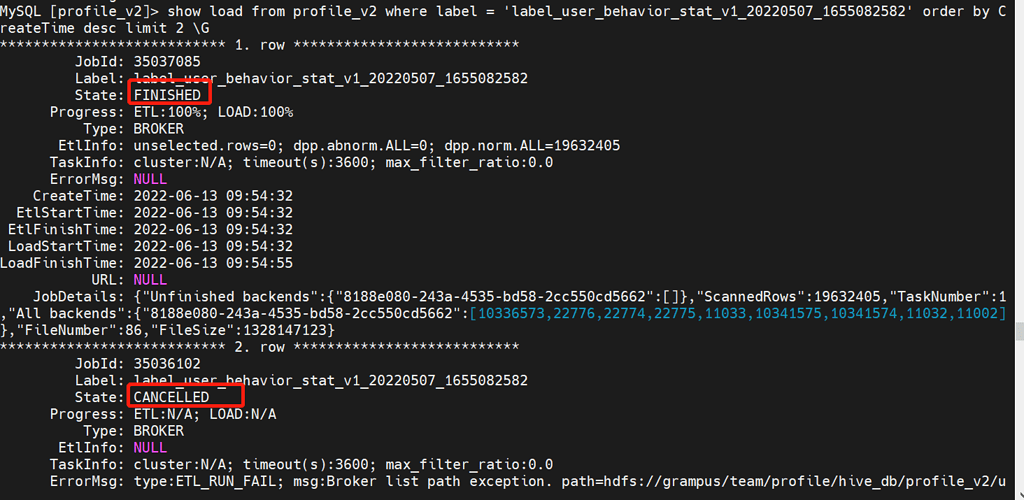 broker load导入失败 - 💬 StarRocks 用户问答 - StarRocks中文社区论坛