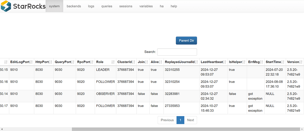 StarRocks FE节点异常断开，原因查询 - 💬 StarRocks 用户问答 - StarRocks中文社区论坛
