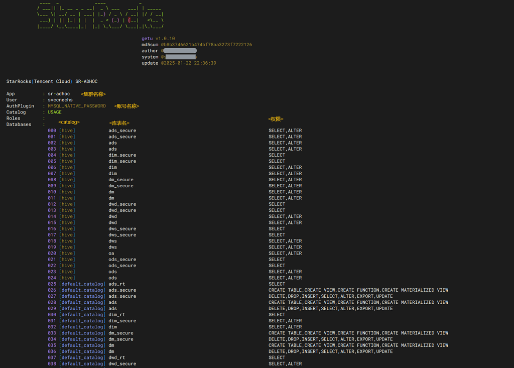 StarRocks权限可视化工具 - 实用工具 - StarRocks中文社区论坛
